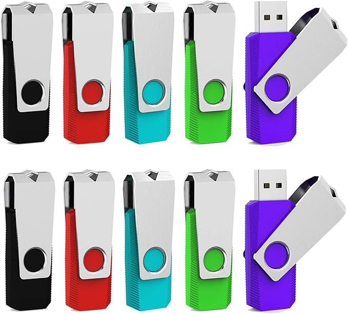 Amazon.com: Aiibe 16GB Flash Drive 10 Pack 16 GB USB Flash Drive USB ...