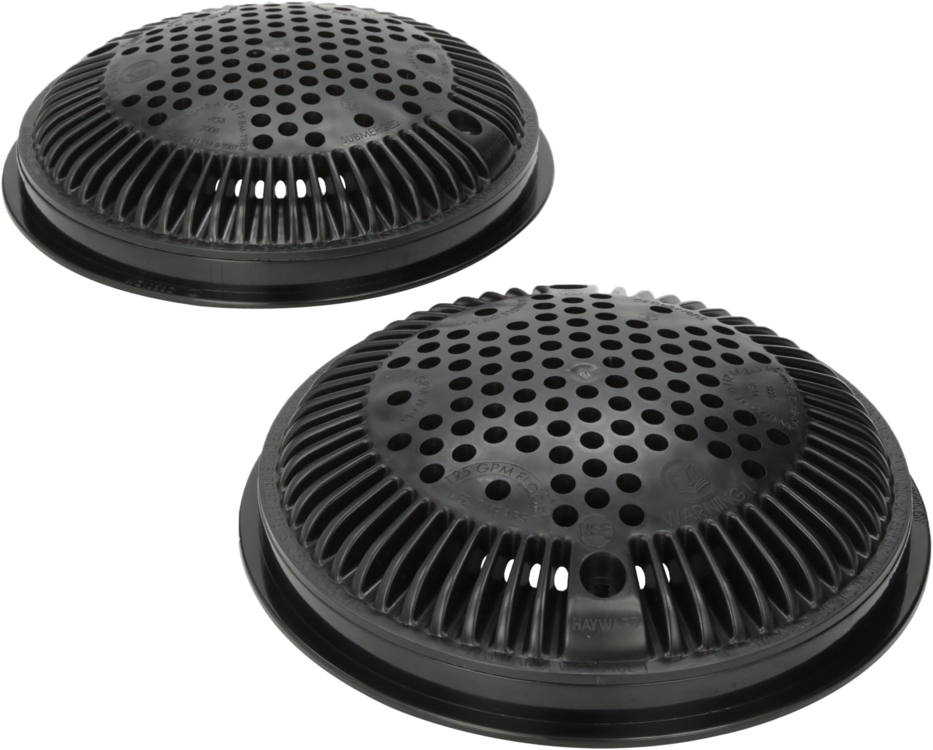 Amazon.com : Hayward WG1031HF2PAK2 9-Inch Dual Pak High Flow Drain ...