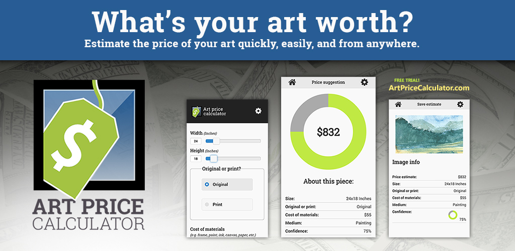 Aplicación Art Price Calculator en Amazon Appstore