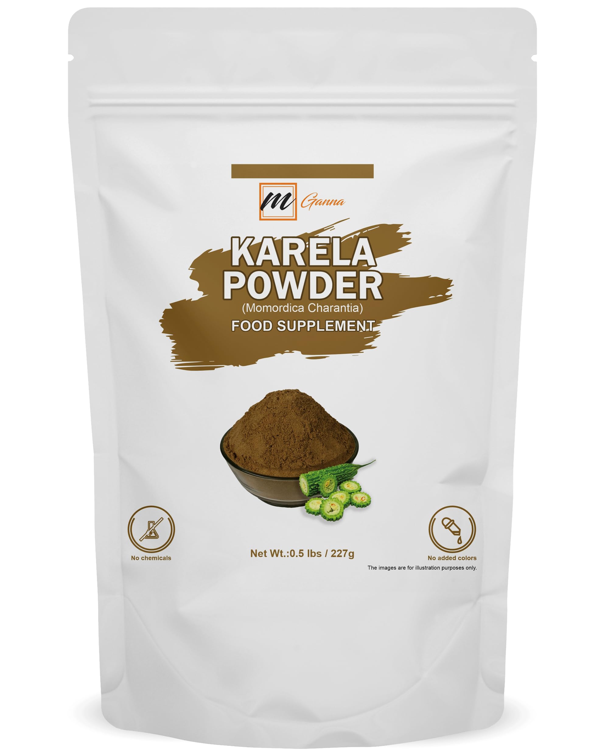 Amazon.com: mGanna 100% Natural Bitter Melon (Karela Powder ...