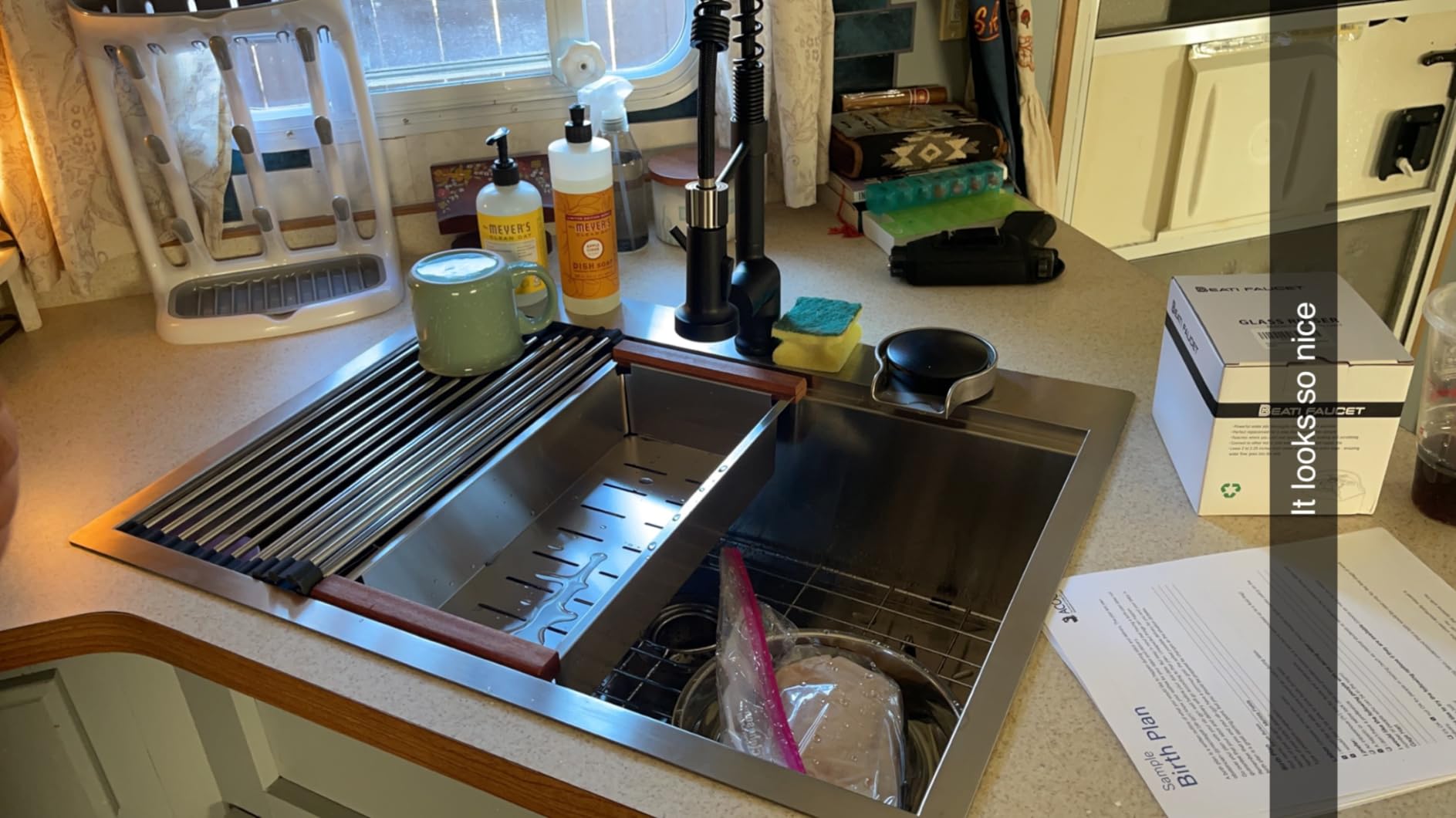 $10/mo - Finance Stainless Steel Kitchen Sink - Lordear 33x22 Inch Drop ...