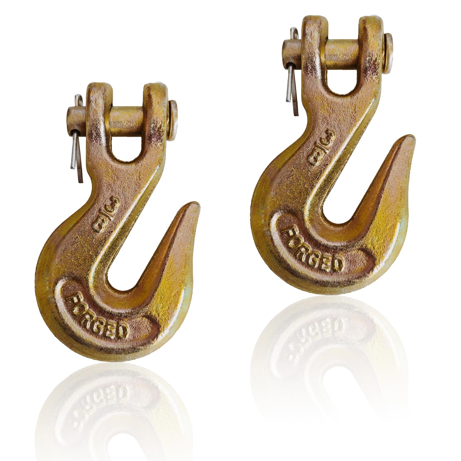 Amazon.com: JFOMOYGI G70 3/8'' Safety Chain Hooks Clevis Hook Heavy ...