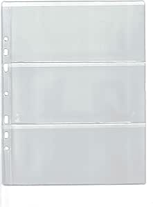 COLLECTOR 10 Pages for banknote album - Type 3 - for three notes ...