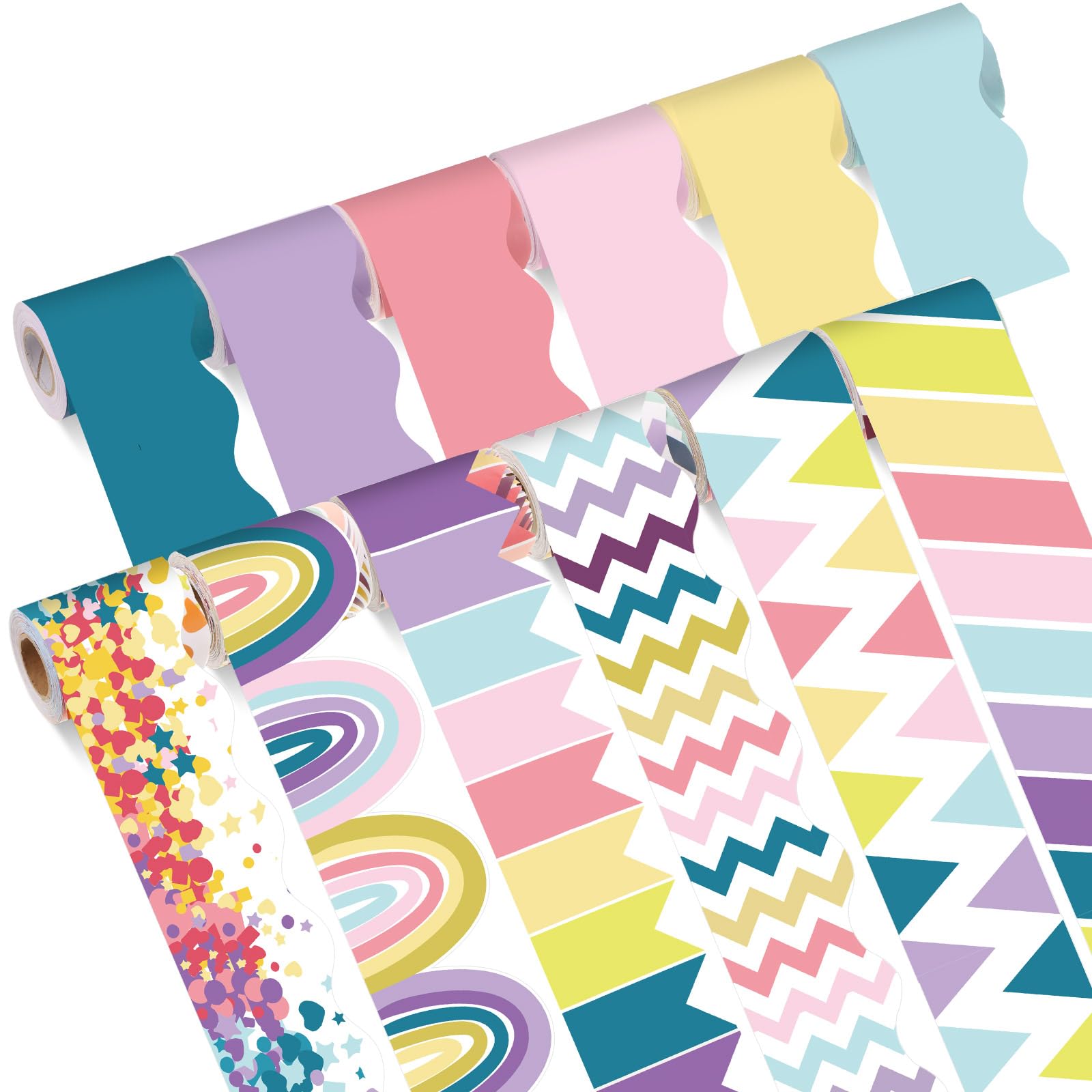 Snapklik.com : Qilery 12 Rolls 394 Ft Classroom Border Sets For ...
