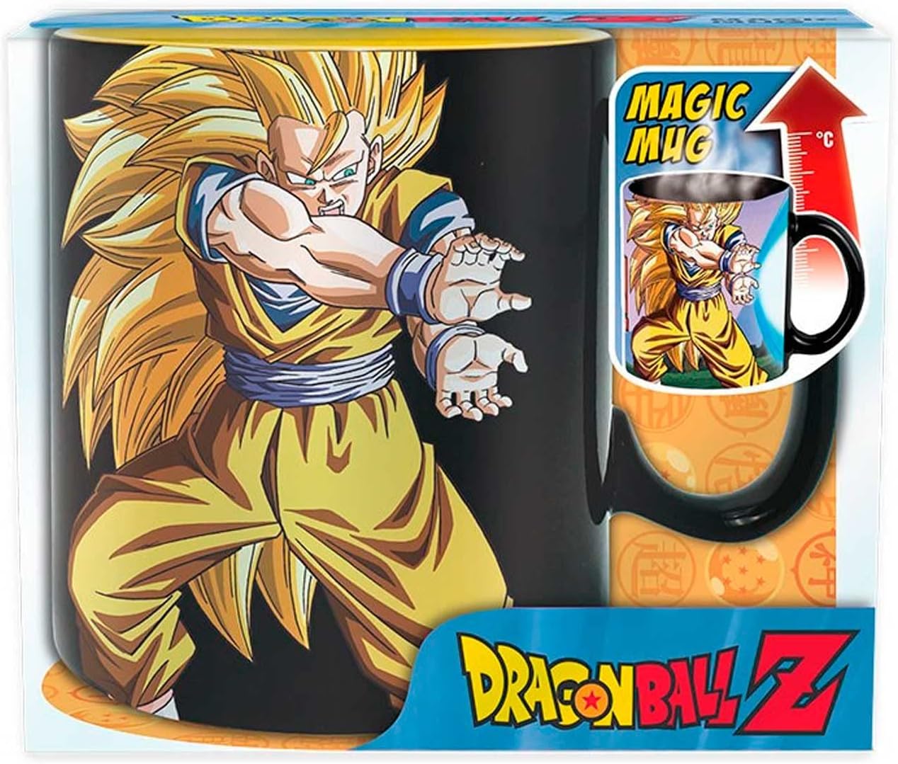 Dragon Ball Z Magic Mugs Colour Changing Goku Kamehameha Coffee Mug ...