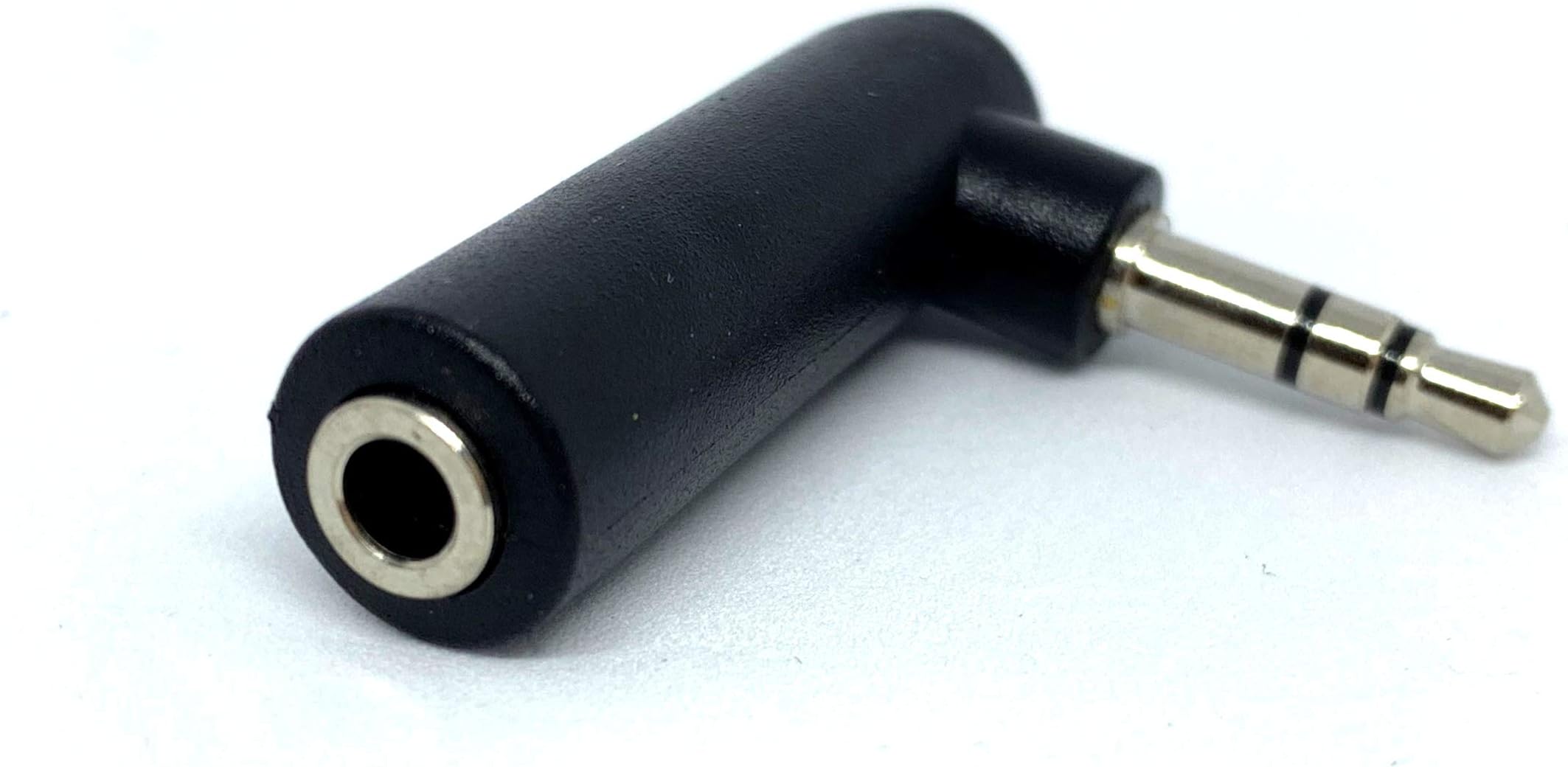 VCE 4 Pin Audio Jack Adapter 3.5 mm Jack Male to Female 90 Degree Right ...