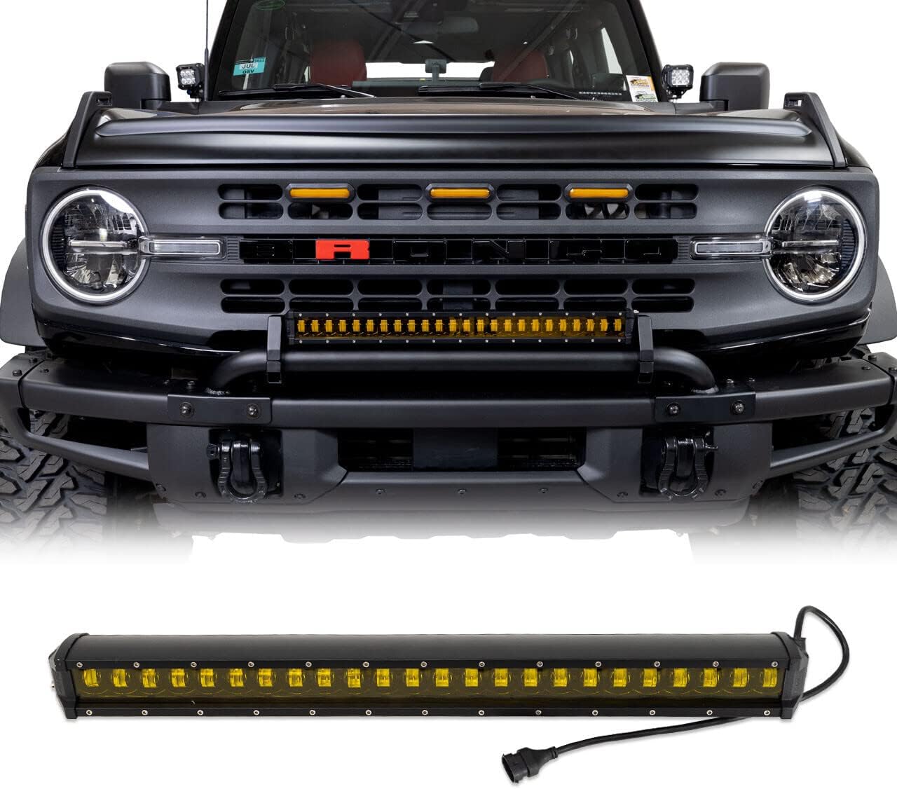 Amazon.com: IAG I-Line Yellow LED Long Light Bar (Compatible with IAG ...