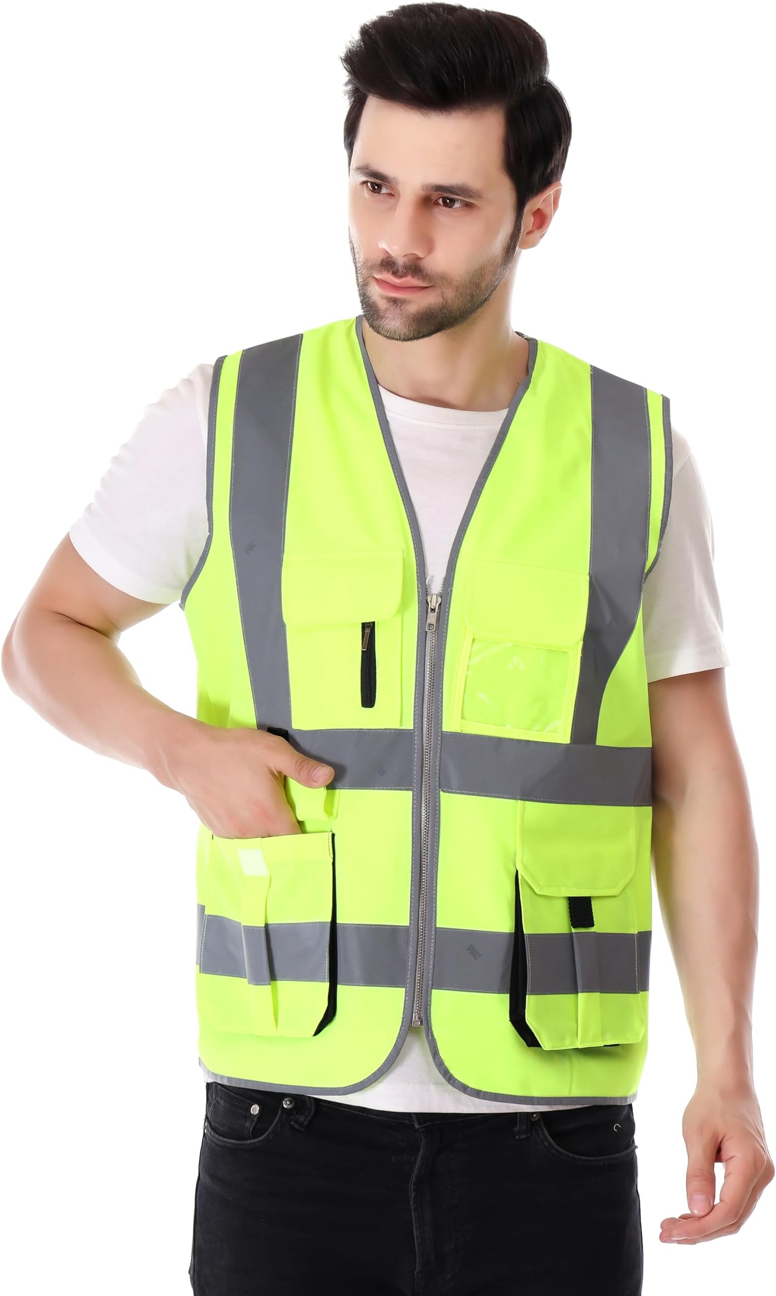REFLECTIVE SAFETY JACKET : Amazon.in: Industrial & Scientific