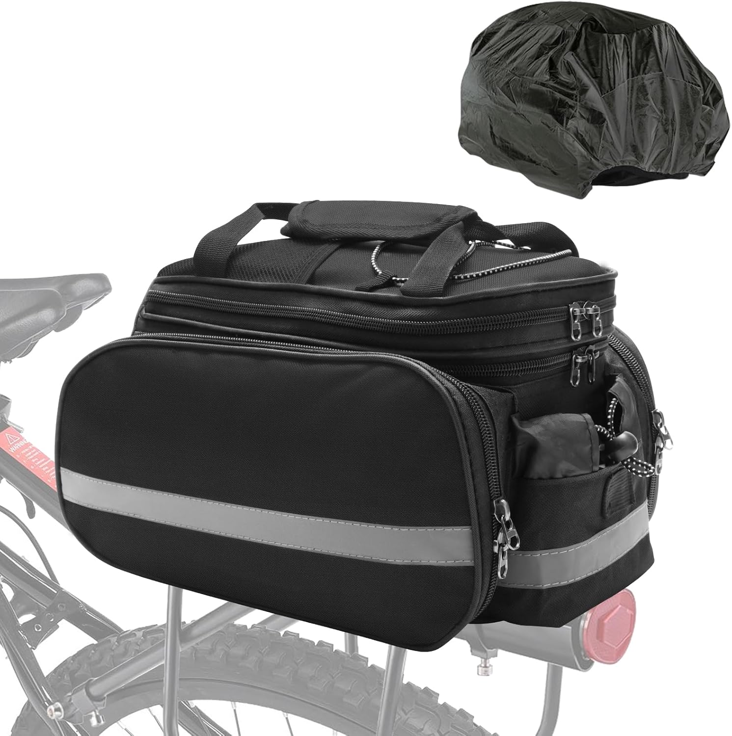 Amazon.com: Coolrunner Panniers Bike Bags Bike Rear Rack Bag Bicycle ...