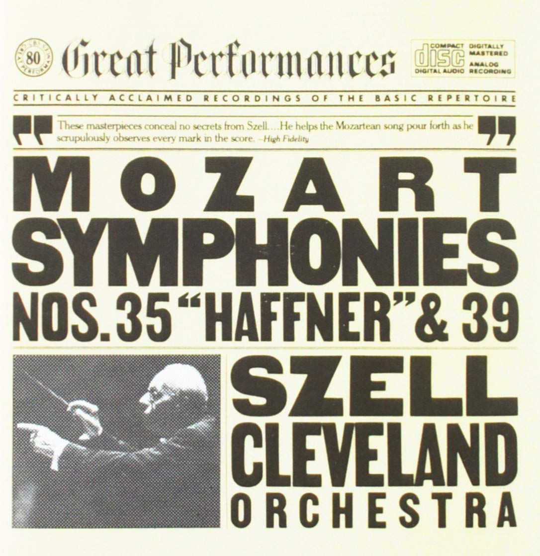 Mozart: Symphonies 35 & 39; Sz: HANDEL,GEORGE FRIDERIC: Amazon.ca: Music