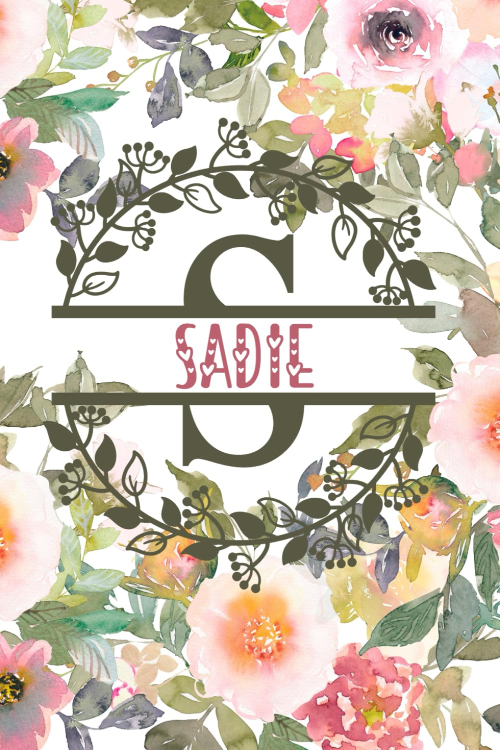 Sadie: Personalized To Do List Notepad with Elegant Floral Design Cover ...