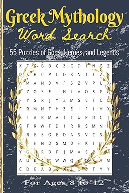 Greek Mythology Word Search: 55 Puzzles Featuring Gods, Heroes, and ...