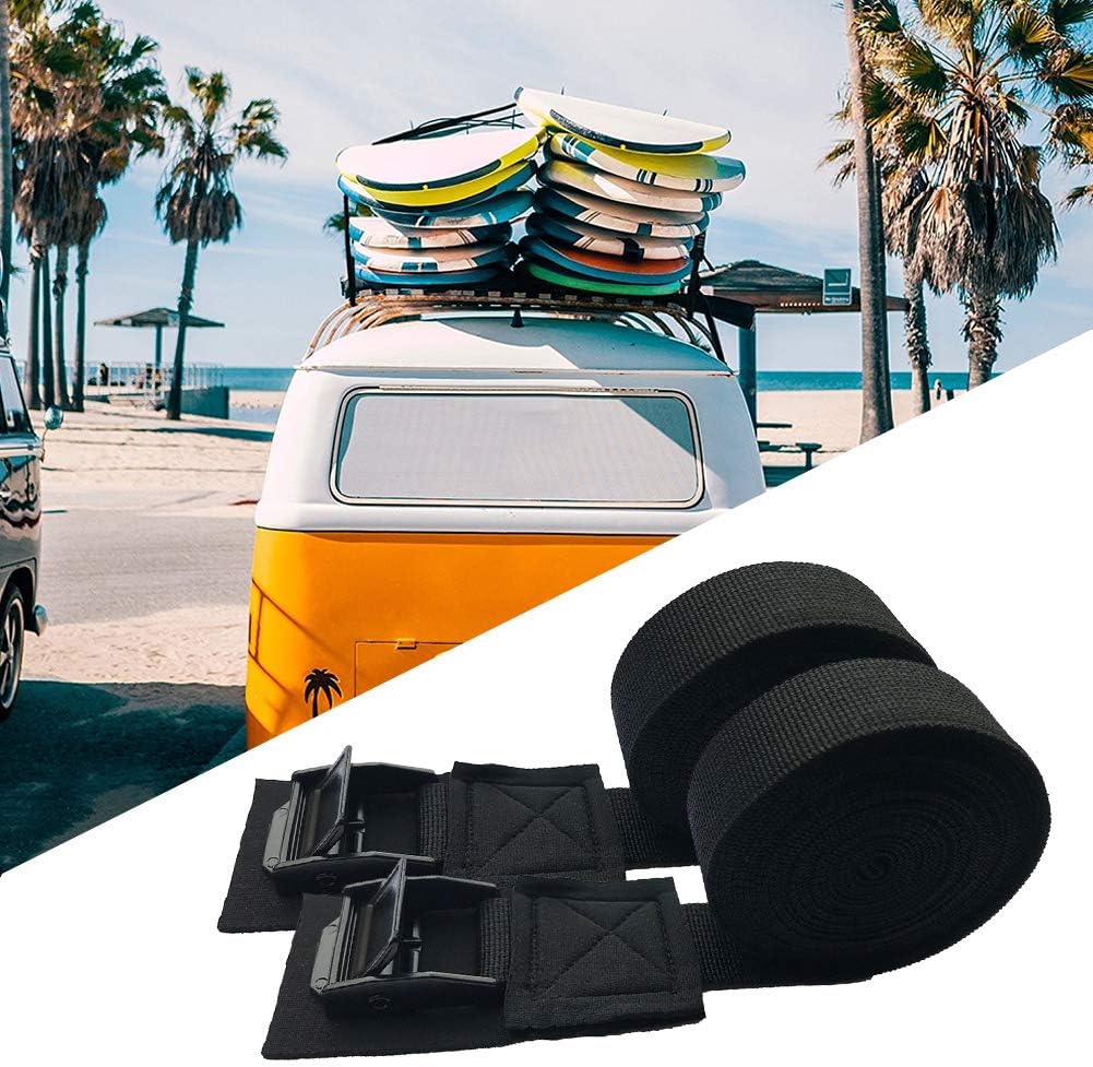 Kayak Straps, 1pair Quick Release Surfboard Canoe Surf Roof Kayak Strap ...