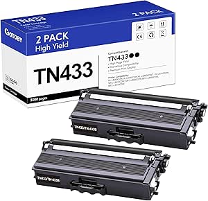 Amazon.com: GOTOBY Compatible Toner Cartridge Replacement for Brother TN433BK TN433 TN431BK TN ...
