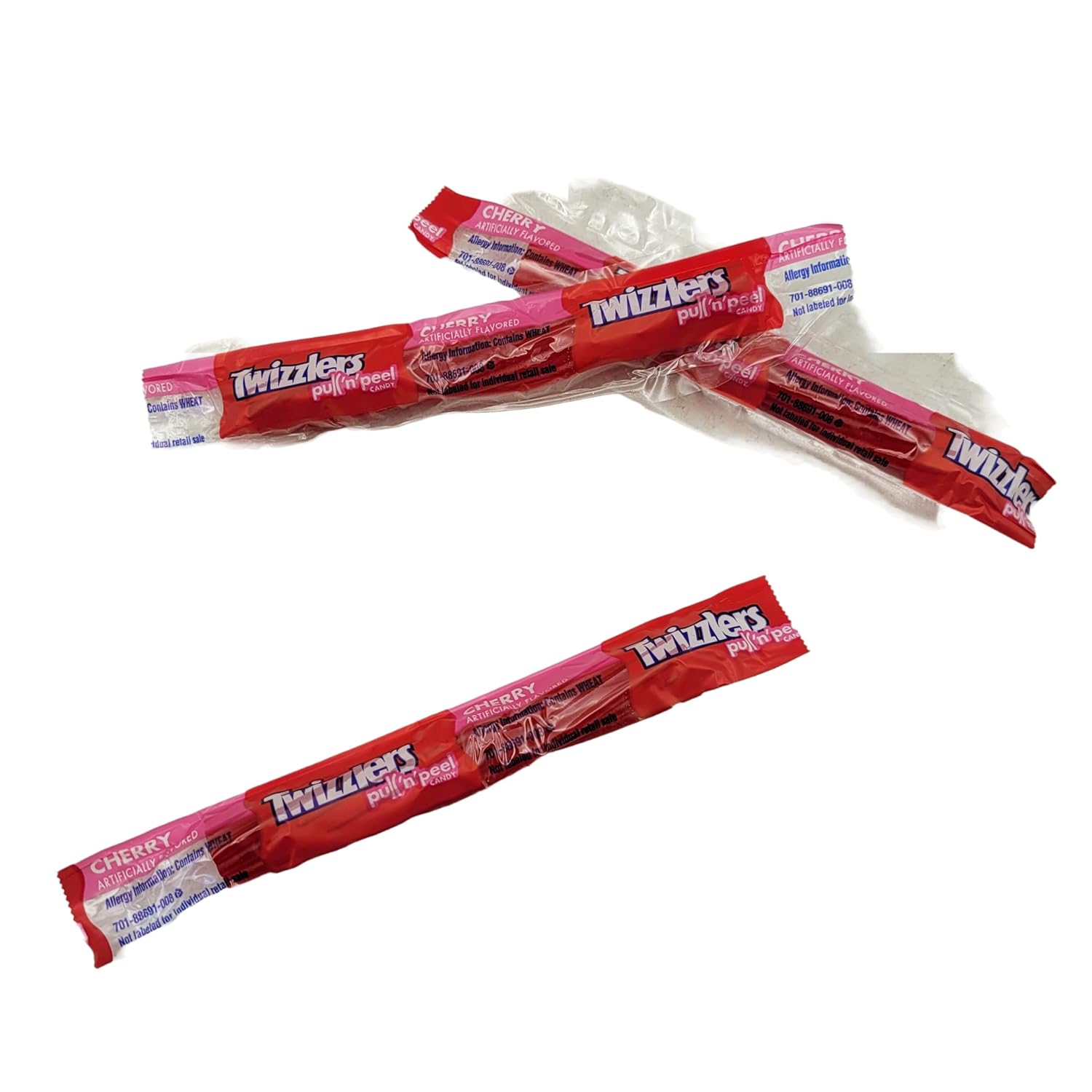 Twizzlers Pull-N-Peel – Caramelo de regaliz masticable de cereza ...