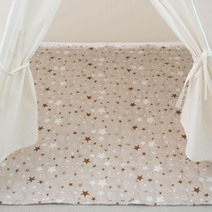 Amazon.com: TreeBud Padded Mat for Kids Play Tent, Non-Slip Baby ...