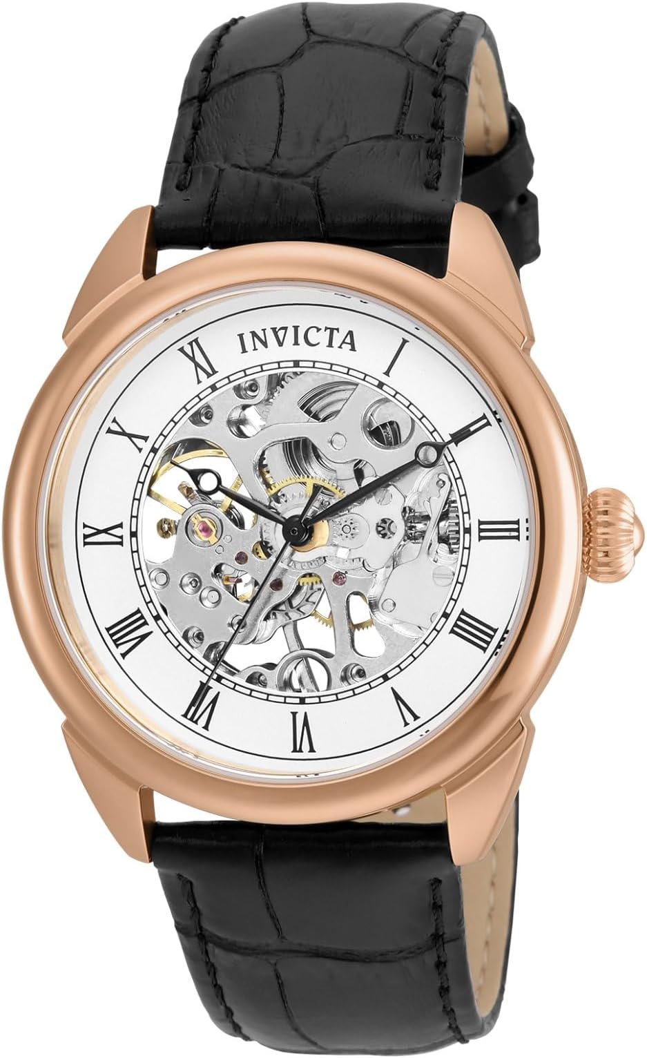 Invicta Specialty 23537 Men's Mechanical Watch - 42 mm, Rose Gold/Black ...