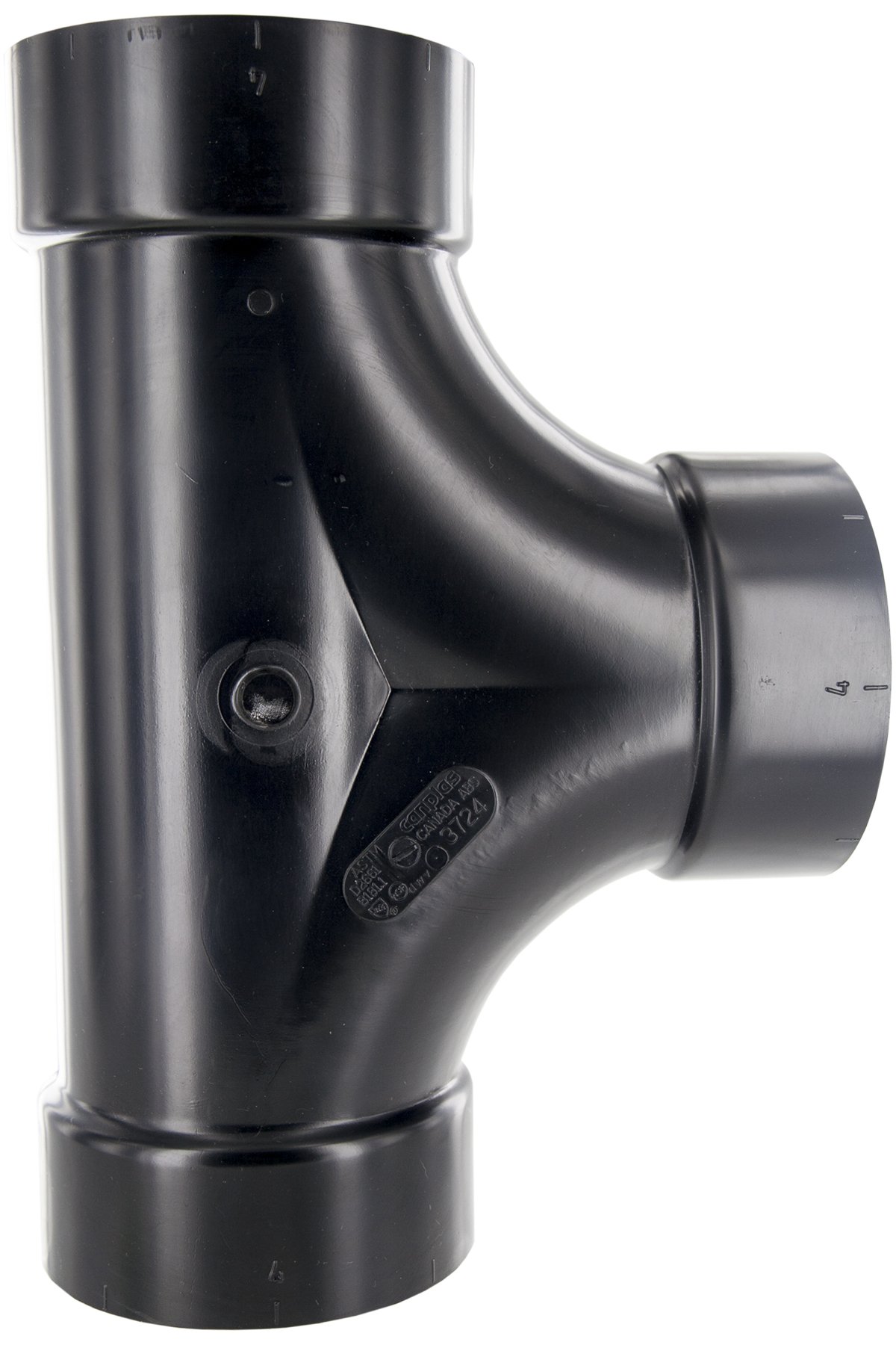 Amazon.com: GENOVA 81644 4" ABS 2-Way CLEANOUT TEE : Industrial ...