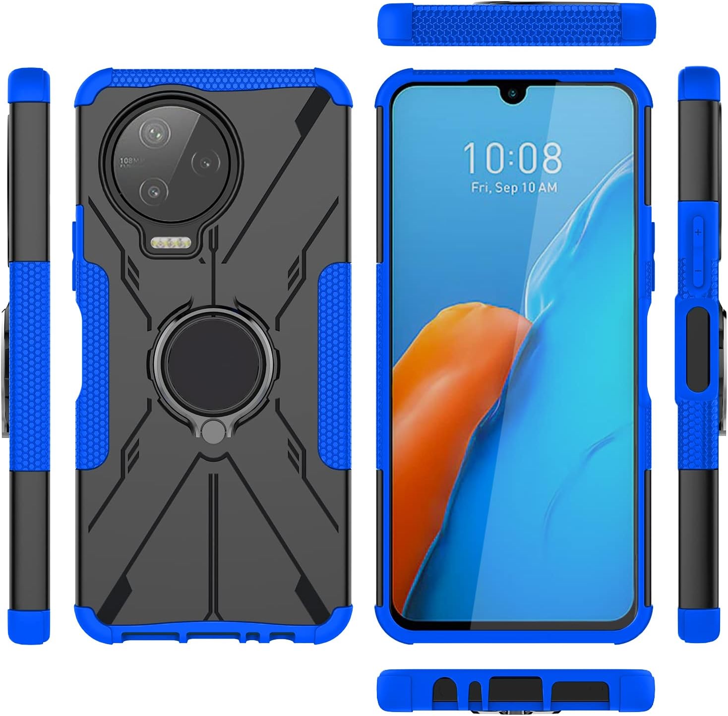 Amazon.com: Kukoufey Case for Infinix Note 12 Pro 4G Case Cover,360 ...