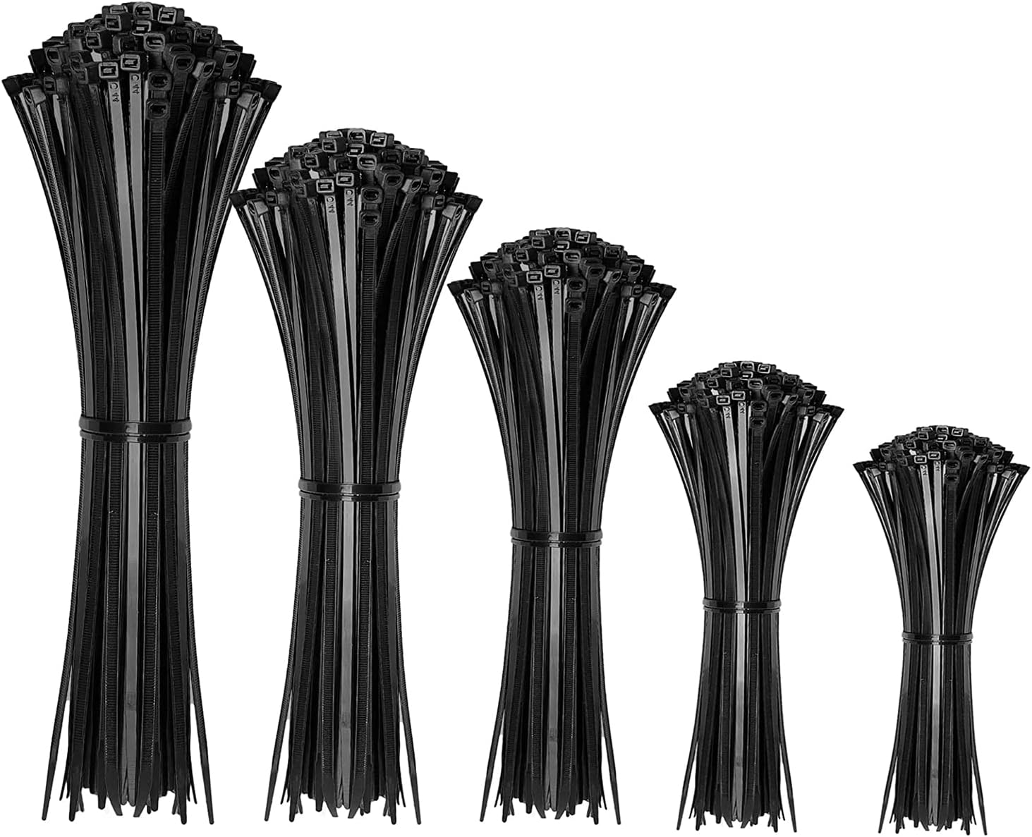 500 pzas Cinchos de Plástico, Bridas de Plastico Autobloqueantes ...