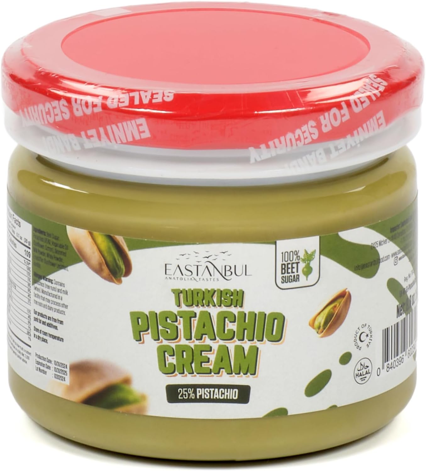 Amazon.com: EATALIAN by AMZ BETTER Spreadable Crunchy Pistachio Cream 7 ...