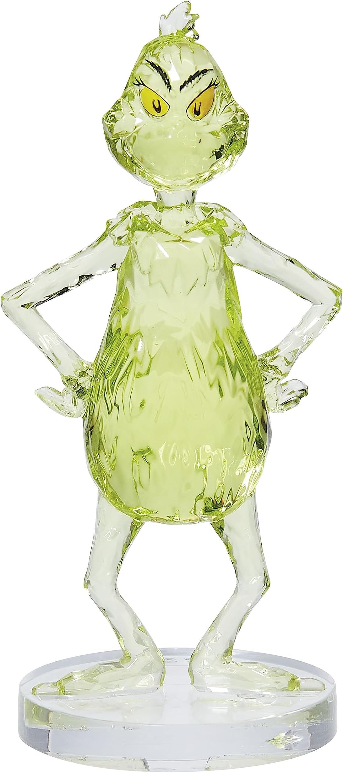 Amazon.com: Enesco FACETS Dr. Seuss The Grinch Hands on HIPS Figurine ...