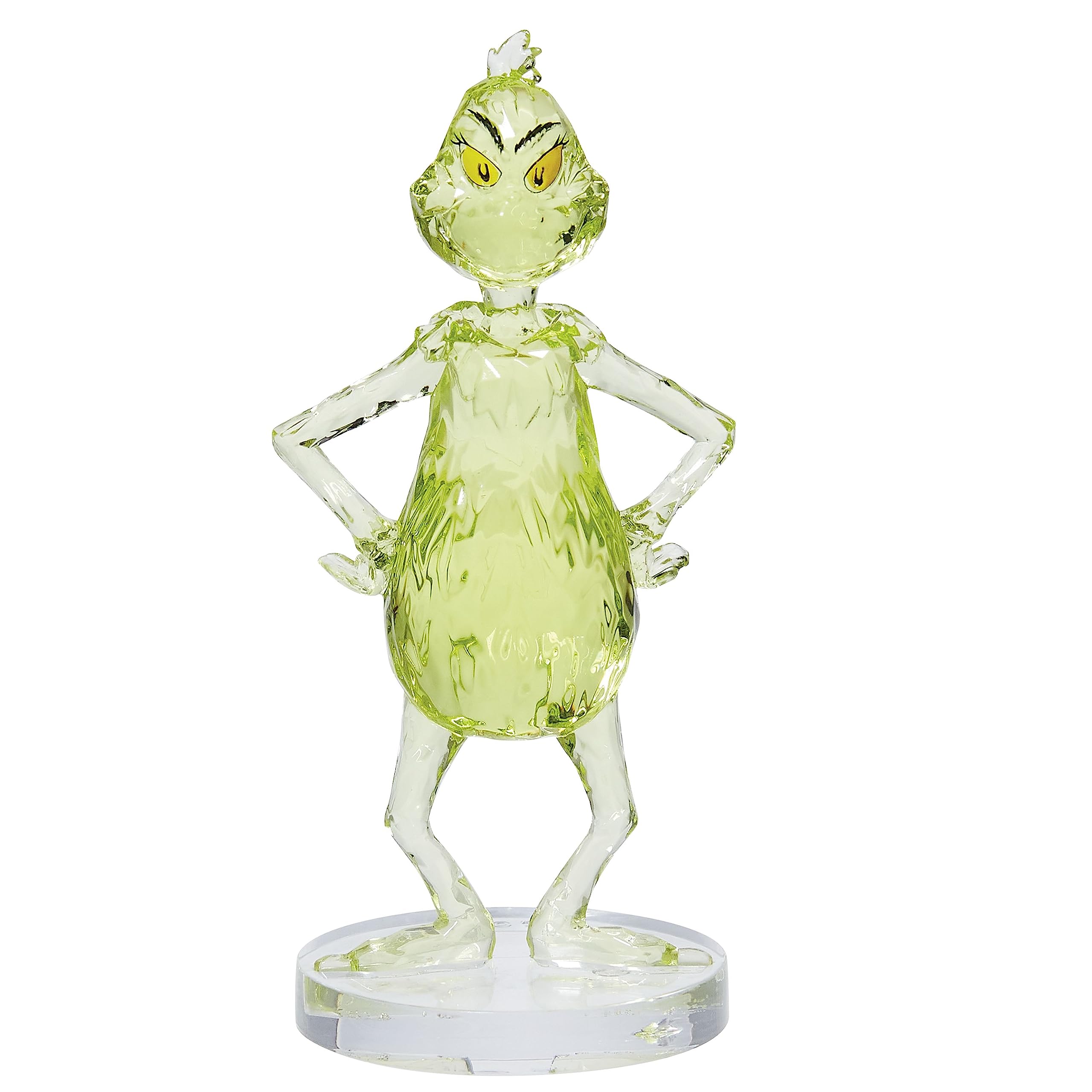 Snapklik.com : Enesco FACETS Dr. Seuss The Grinch Hands On HIPS Figurine