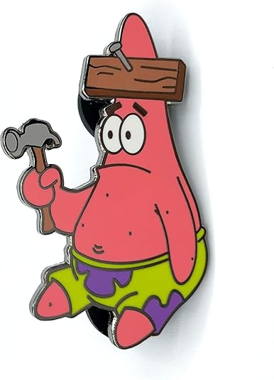 Amazon.com: Nail in head Patrick Pin - Collectible Pin : Clothing ...