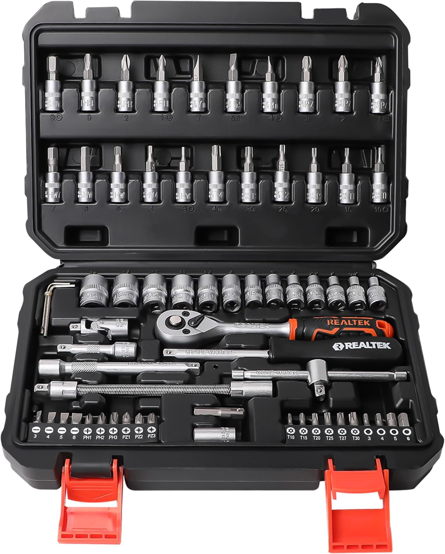 US Pro 24Pc 1/4" Dr. Metric Socket Set 4-13mm B3253 : Amazon.co.uk: DIY ...