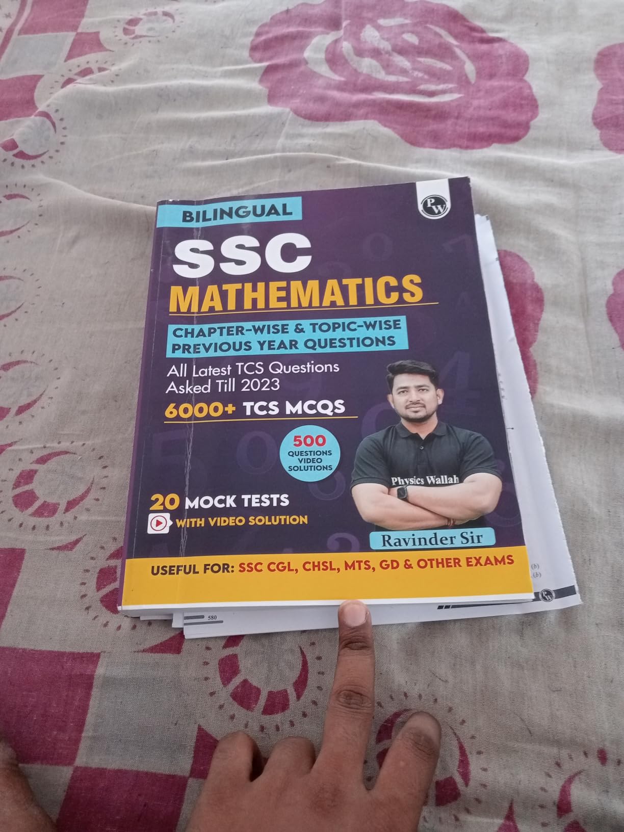 Buy PW SSC Mathematics Bilingual by Ravinder Sir 6000+ TCS MCQs l ...