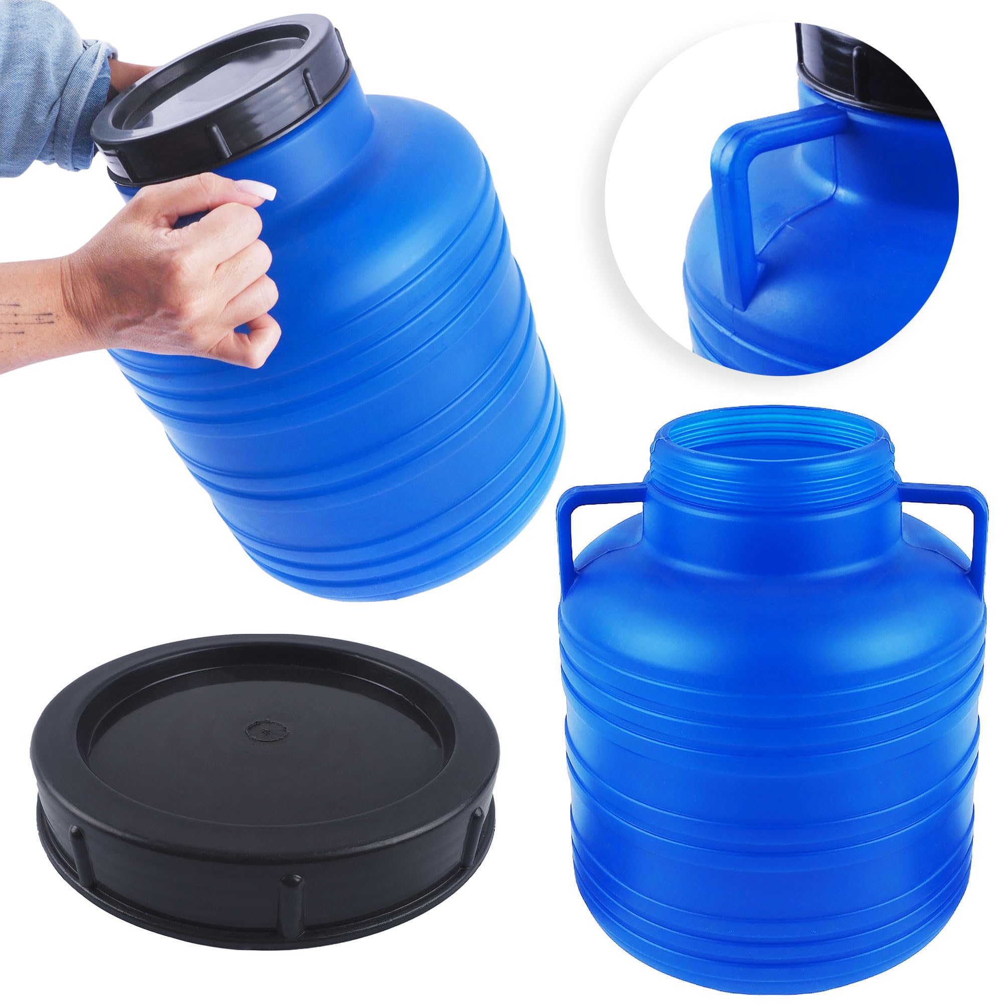 Small Barrel Plastic Container 80*47mm HDPE Plastic Container 50 Liter