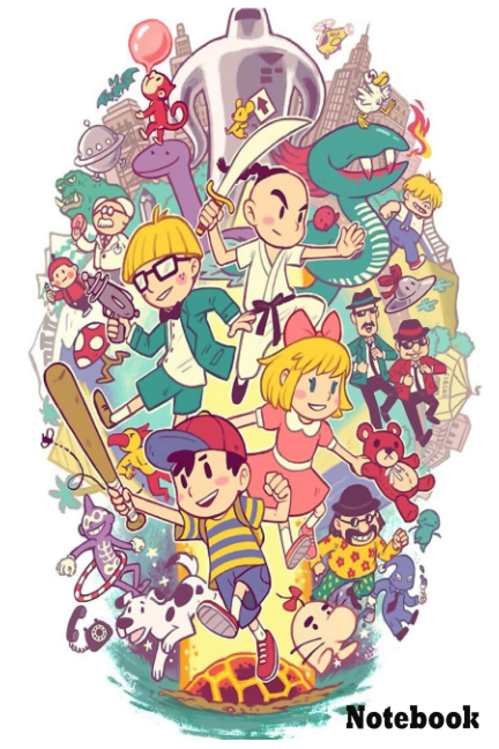 Earthbound Notebook: Journal For Writing, Size 6'' x 9'' inches, 110 ...