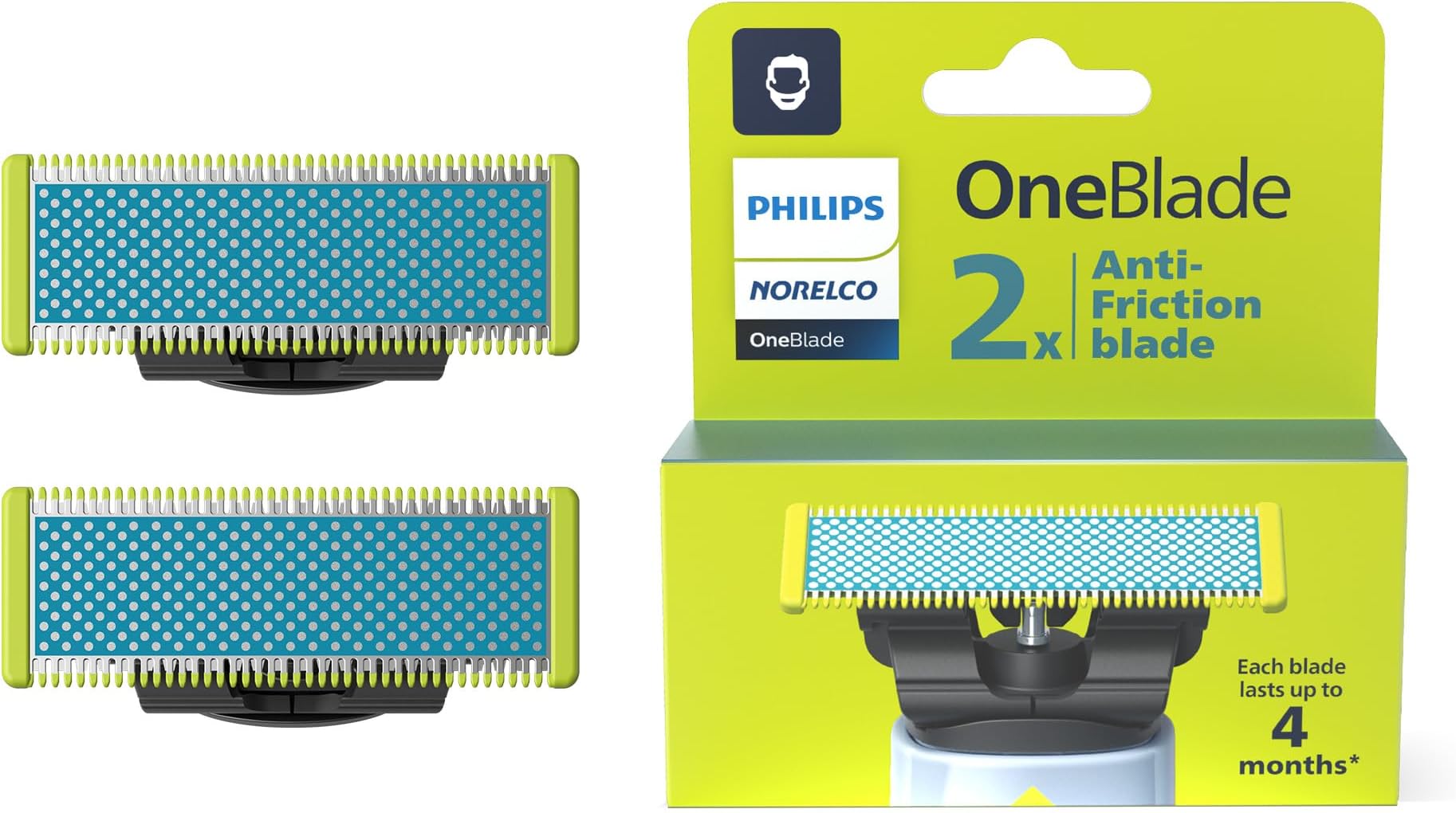 Amazon.com: Philips OneBlade Replacement Blades for Face/Body Kit ...