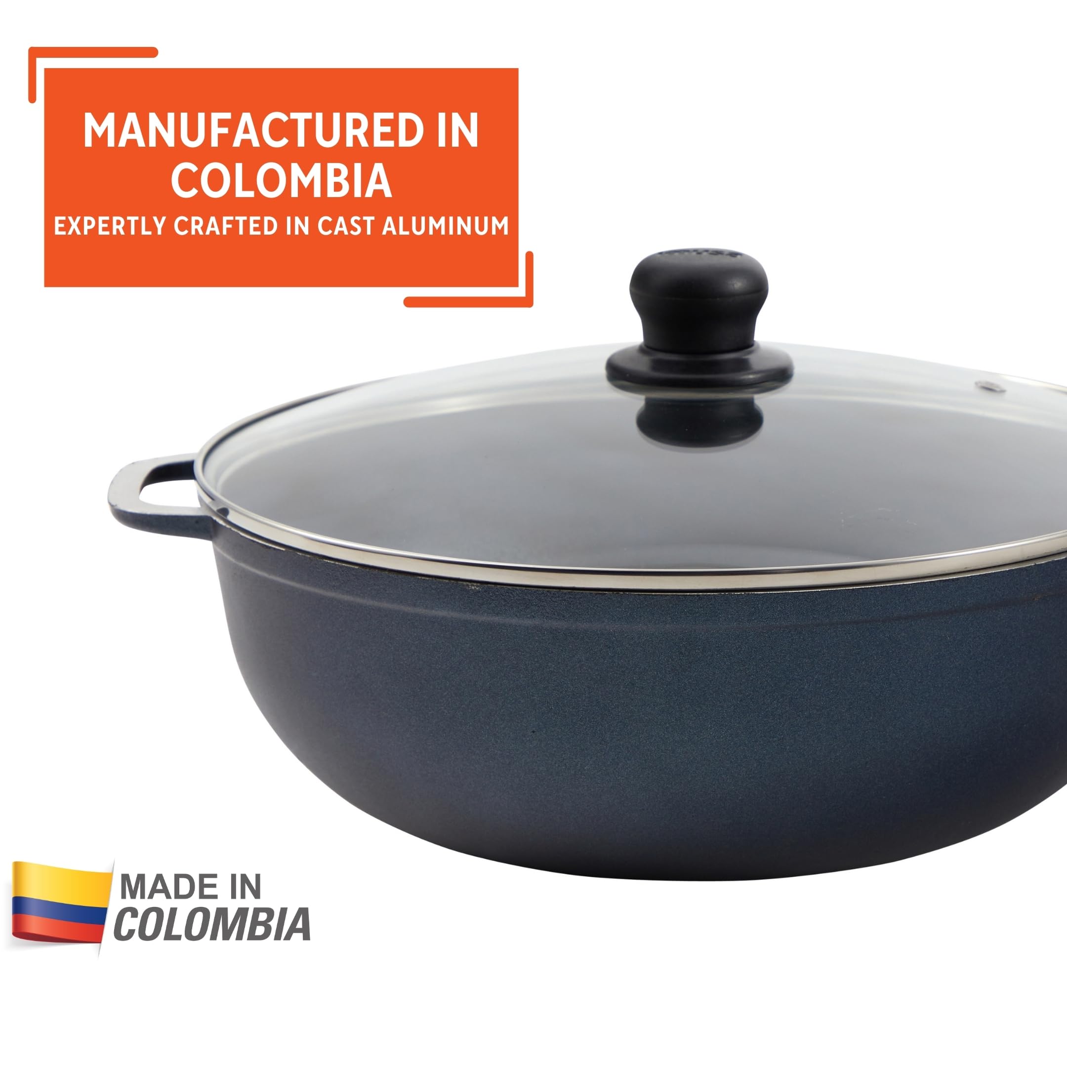 Snapklik.com : IMUSA USA Nonstick Caldero
