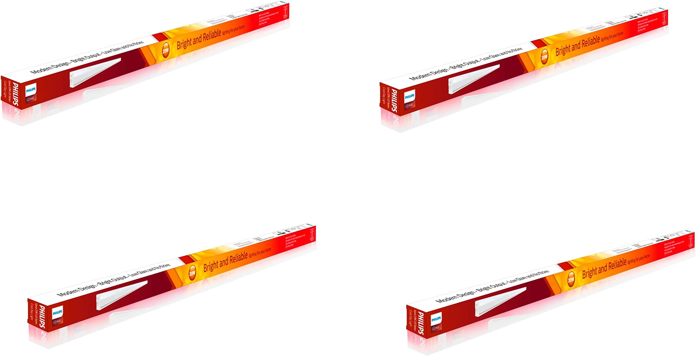 PHILIPS 20-watt LED Batten/Tubelight | Slimline Ultra Compact 4-ft LED ...