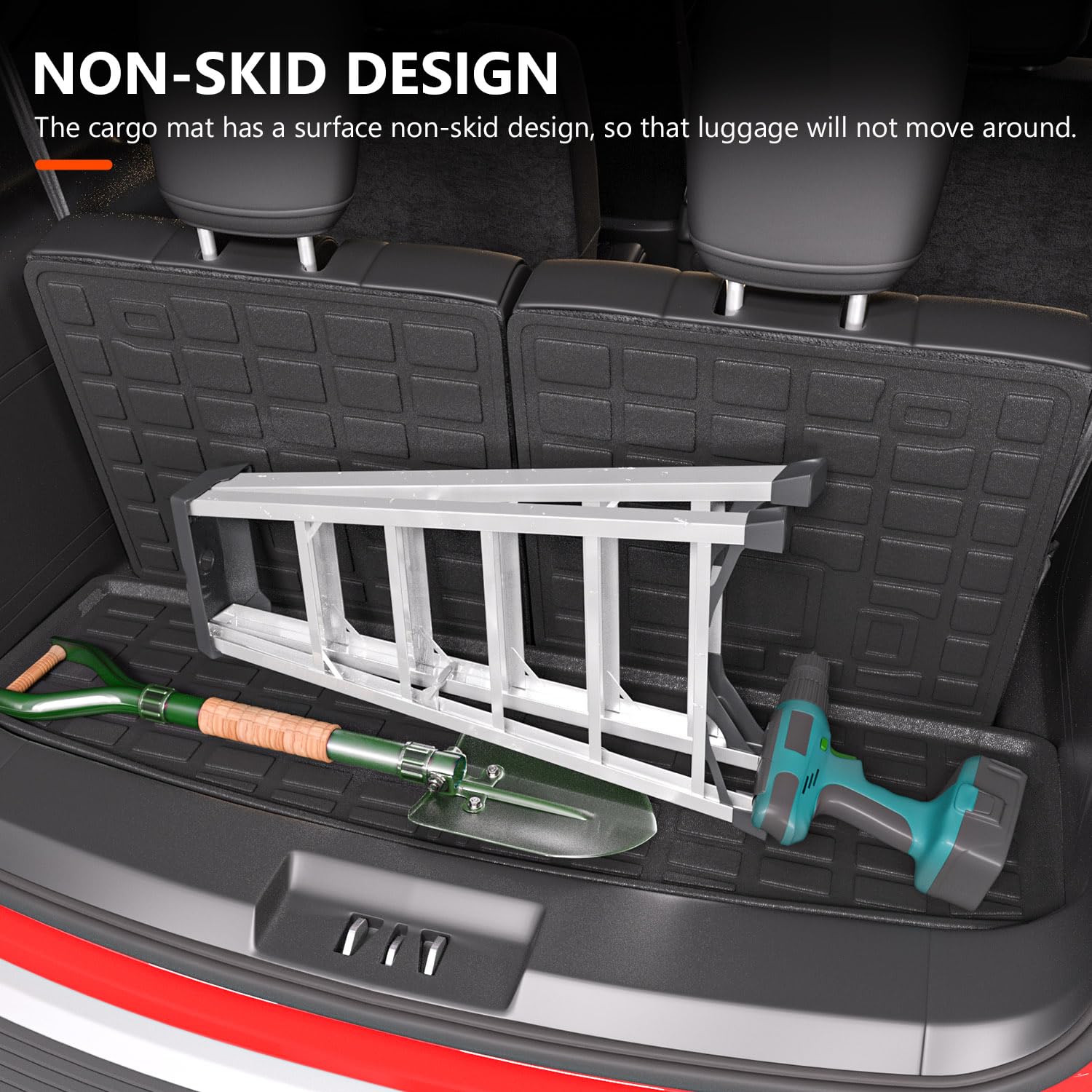 powoq 6-Seat Floor Mat Compatible with 2020-2024 Ford Explorer Trunk ...