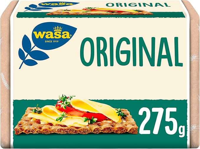 Wasa Original, Cracker con 100 percento Farina di Segale, Ricchi di ...