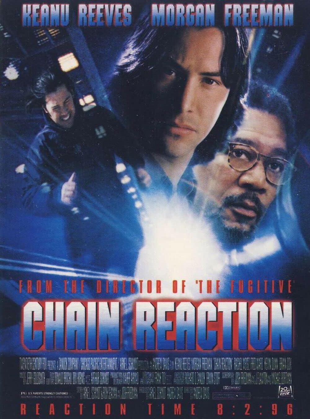 Chain Reaction [VHS] : Keanu Reeves, Morgan Freeman, Rachel Weisz, Fred ...