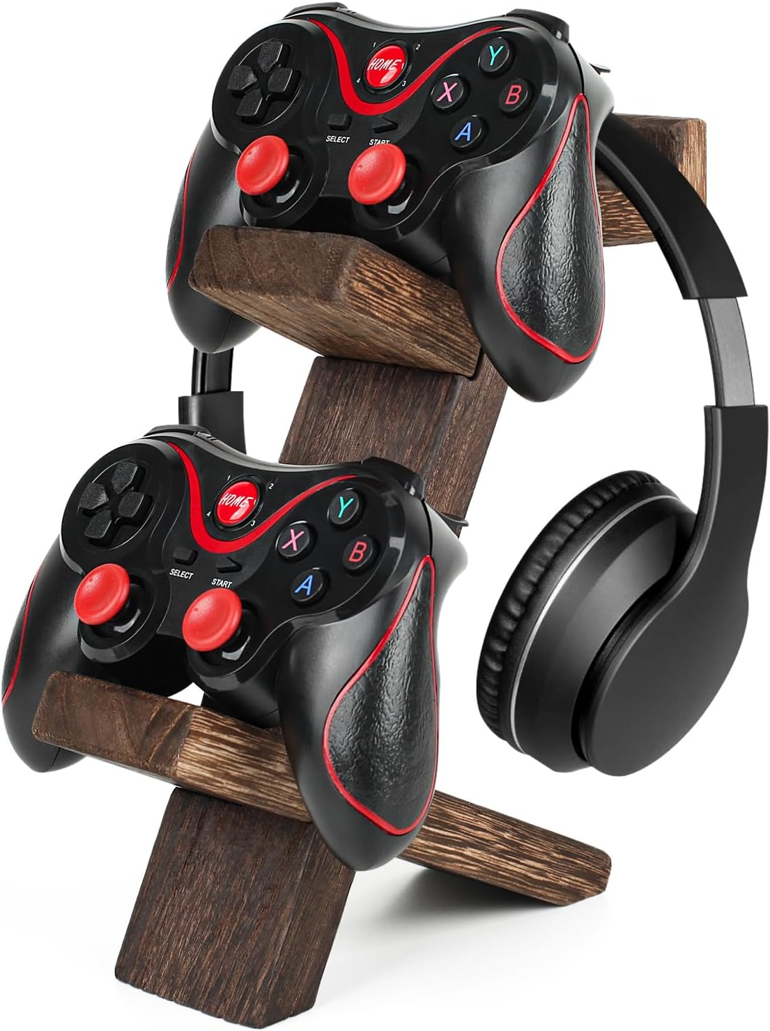 BEARUT Game Controller Holder Headset Stand 2-Tier Universal Controller ...