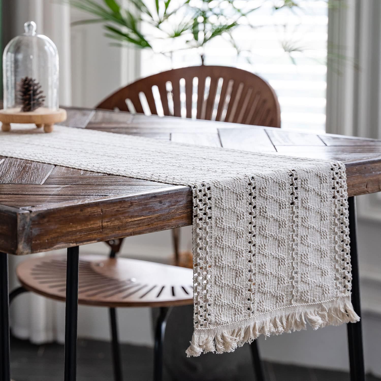 Amazon.com: ASTNIC Boho Table Runner Home Decor 71 Inches long ...