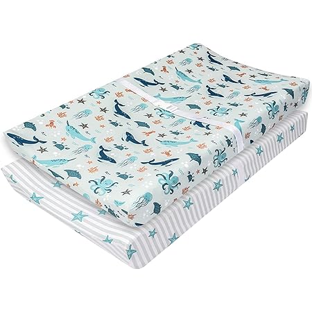 Amazon.com: My Little Zone Nautical Changing Pad Cover for Boys ...