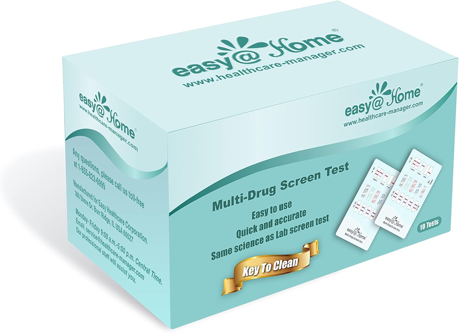 Easy@Home 5 Panel Instant Drug Test Kits (10 Pack) - Testing Marijuana ...