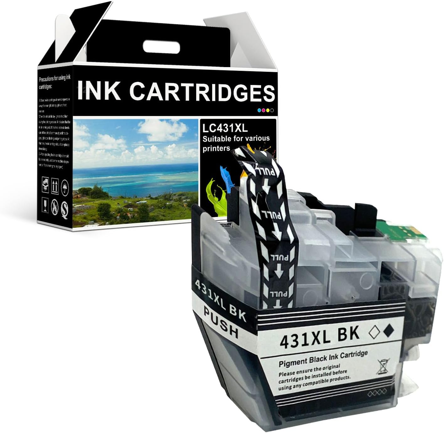 Amazon.com: LC431XL High Yield Ink Cartridges,Compatible for Brother ...