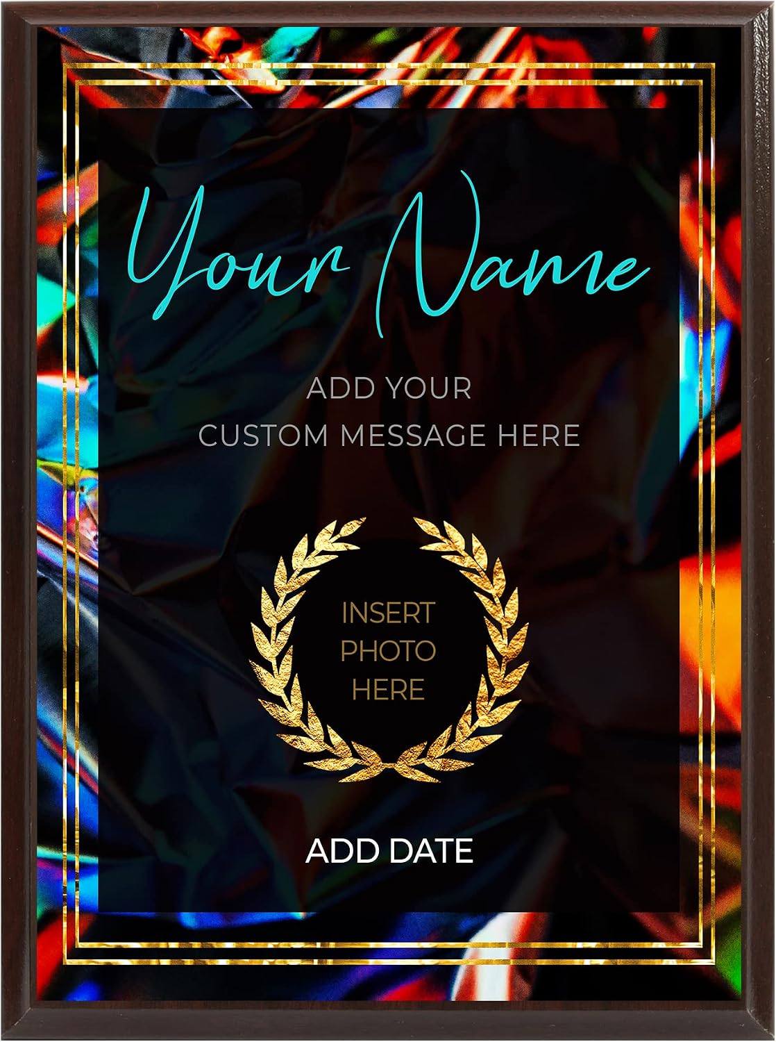 Amazon.com: 9" x 12" Custom Wall Plaque for Awards and Recognition ...