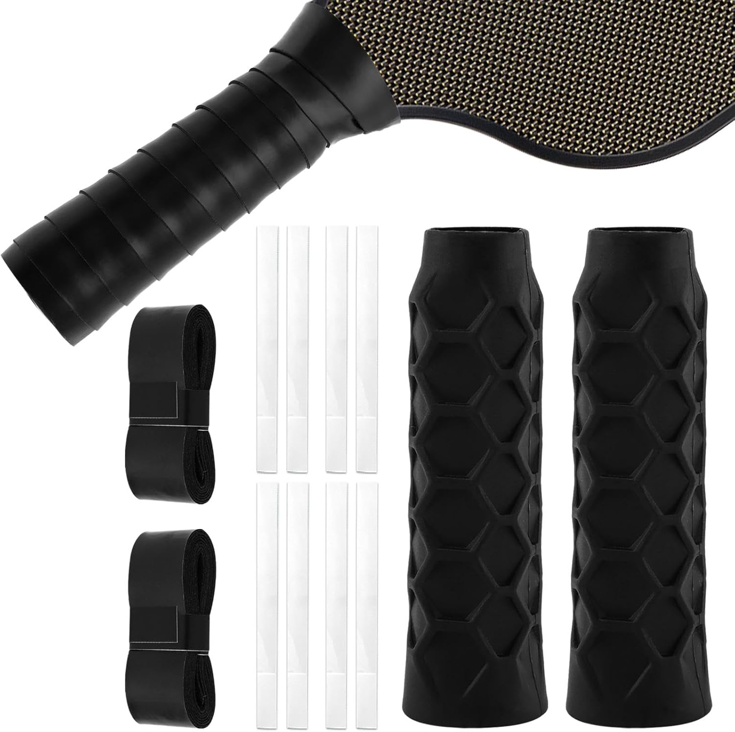 Amazon.com : Pickleball Paddle Grip Kit, 2pcs Replacement Grip Wrap for ...