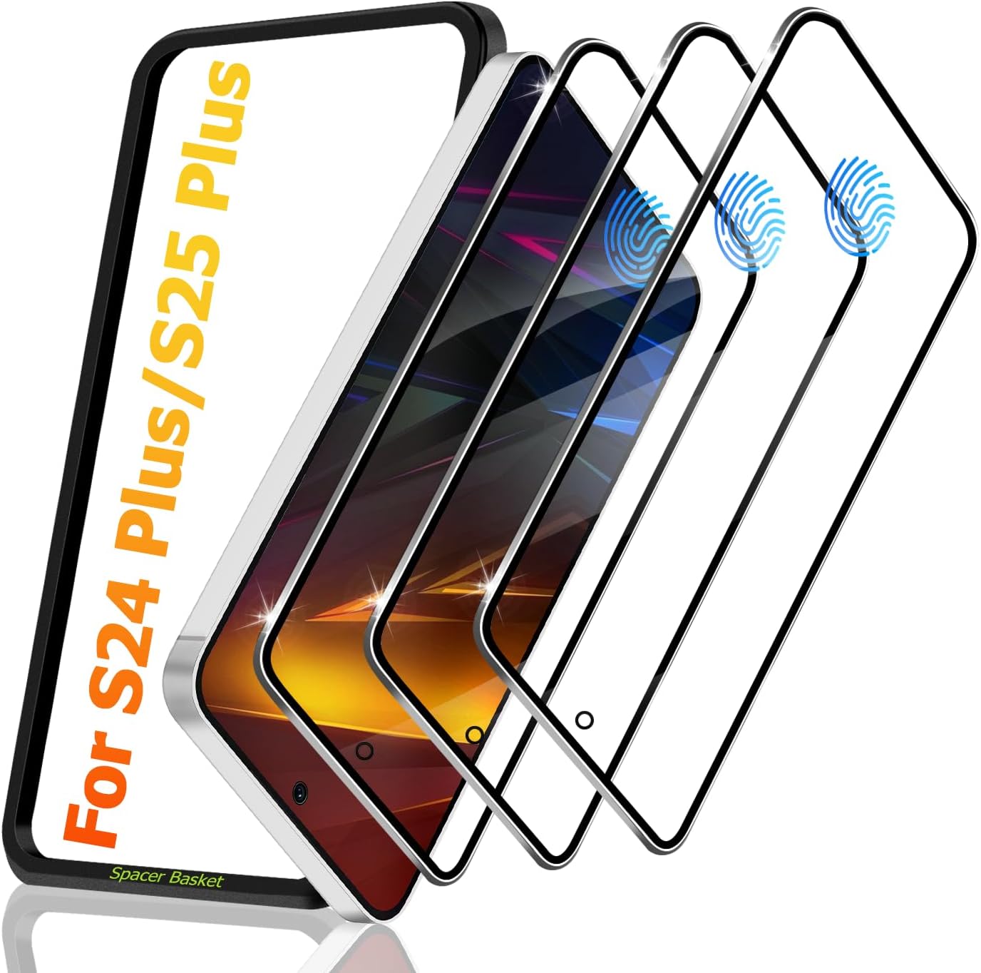 Amazon.com: [3 Pack] Galaxy S24 Plus/S25 Plus Screen Protector ...