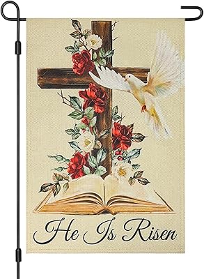 Amazon.com : Home4Ever Easter Garden Flag - 12.5 x 18 Inch Easter ...