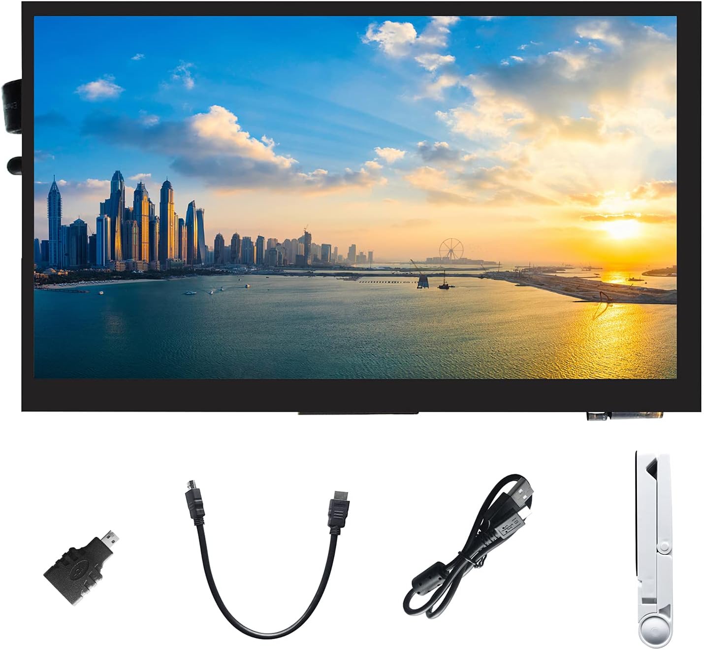 HMTECH Raspberry Pi Schermo 10.1 Pollice Touchscreen Monitor 1024x600 ...