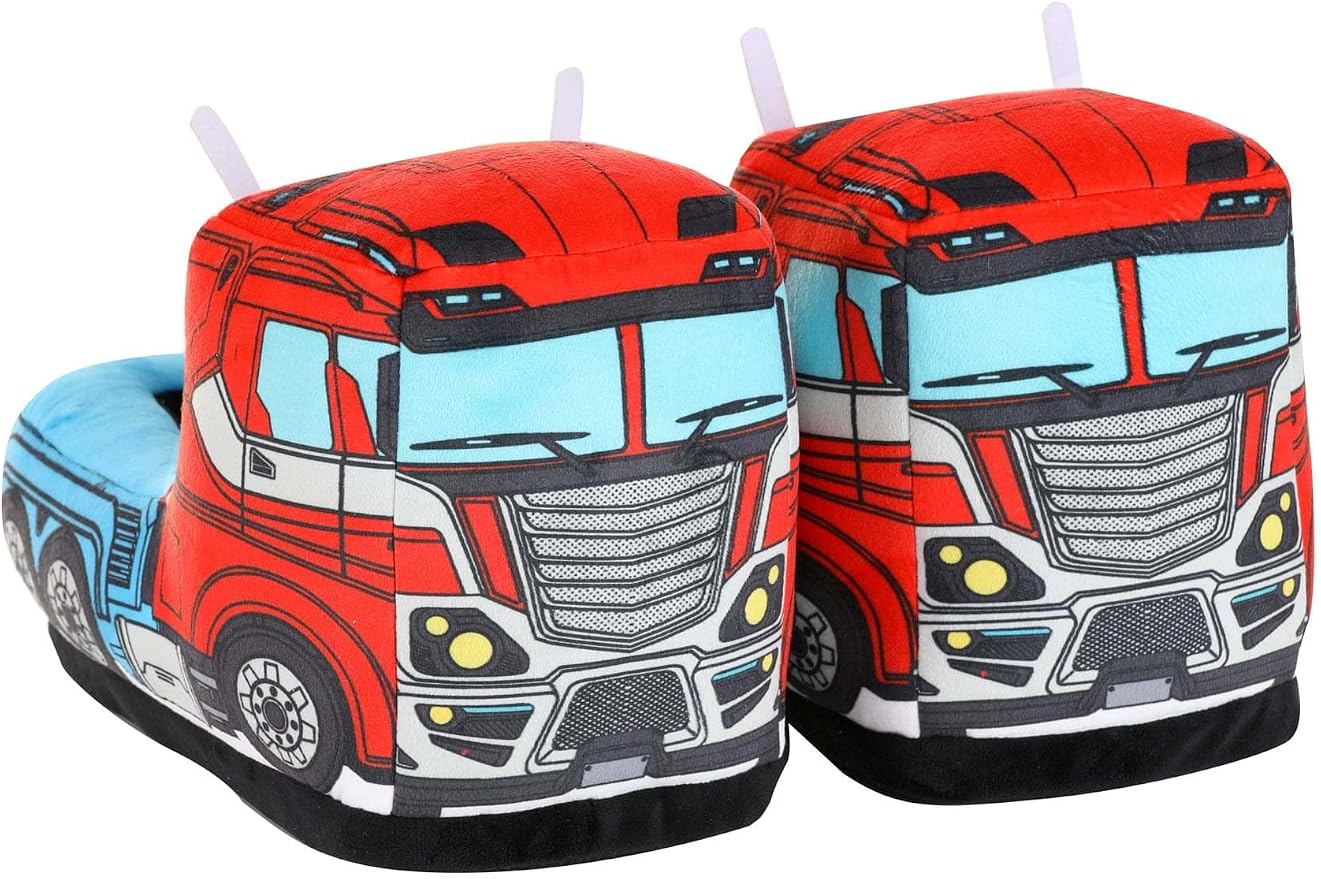 Amazon.com: Transformers Optimus Prime Semi Truck Adult Slippers Small ...