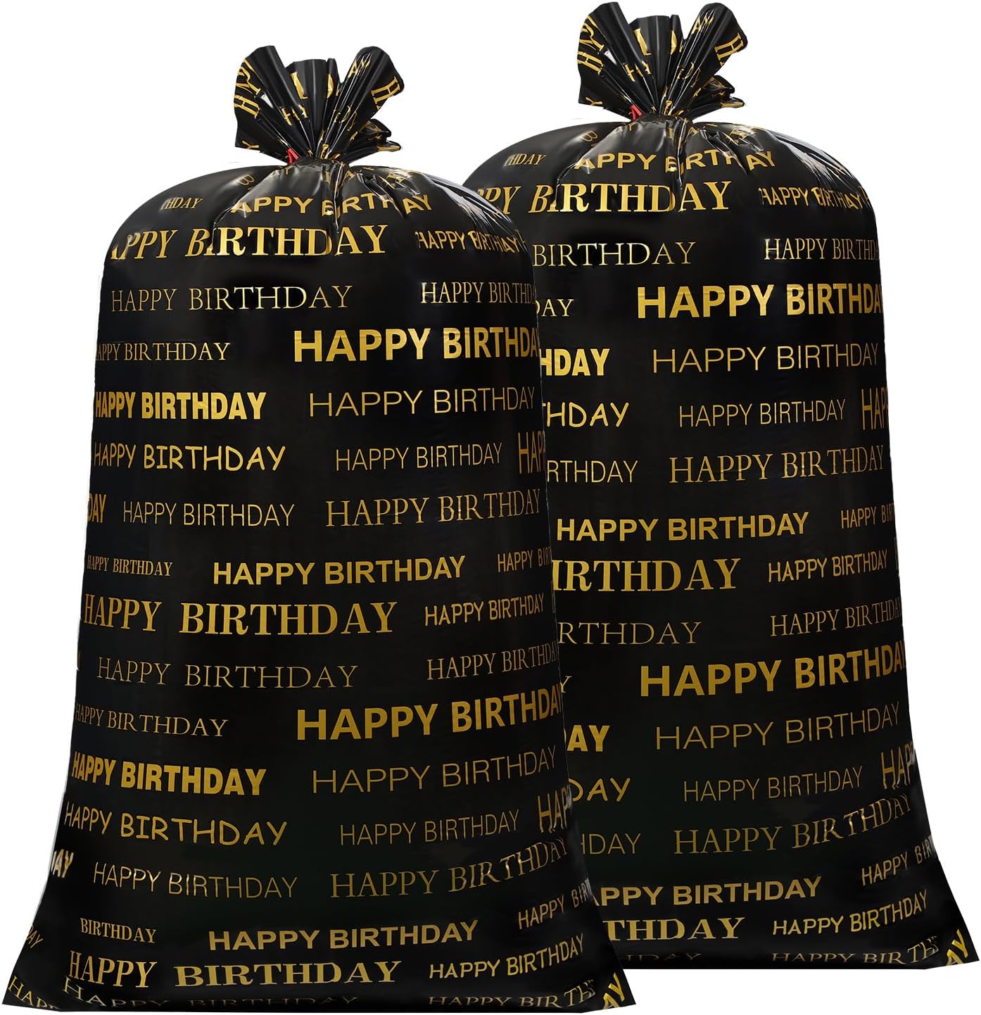 Amazon.com: Leinuosen 2 Pcs 70 Inches Jumbo Gift Bag Large Black and ...